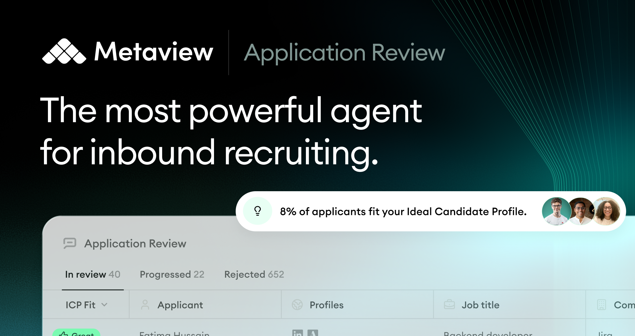 Application Review | Automatically analyze & screen inbound candidates